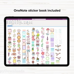 Spring Digital Stickers, Spring Stickers, Seasonal Stickers, Pre ...