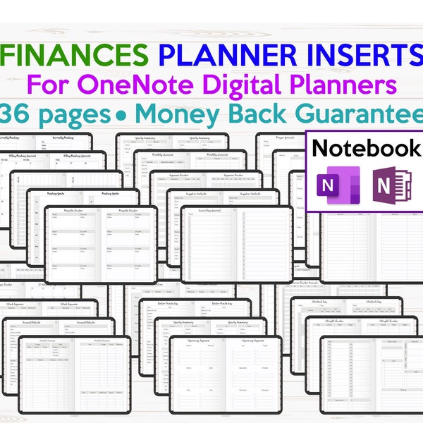 Onenote Template - Etsy