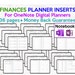 Onenote Digital Planner Templates Finance Template Finance Inserts ...