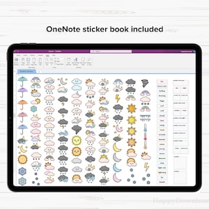 Weather Digital Stickers, Weather Stickers, Digital Planner Stickers ...