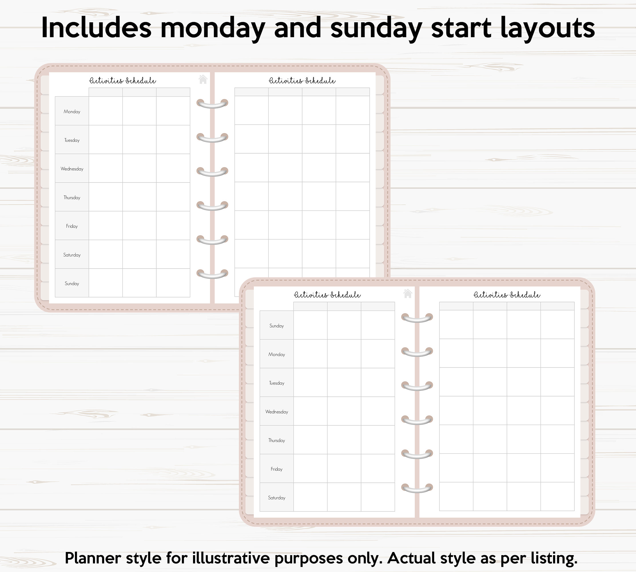 Mom Onenote Digital Planner Templates Inserts Pack REGULAR | Etsy