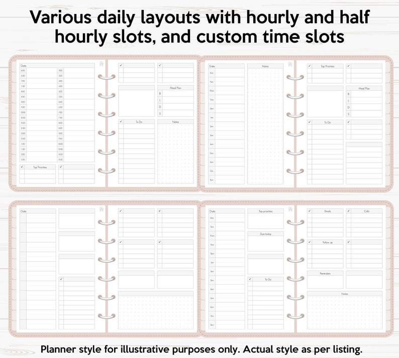 Work Onenote Digital Planner Templates Inserts Pack NOTEBOOK - Etsy