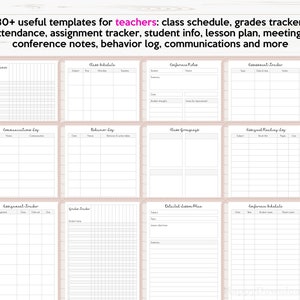 Onenote Teacher Planner 2025 2026 & Undated, Teacher Digital Planner ...