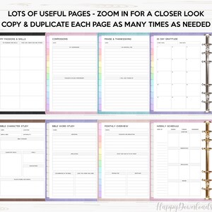 Faith Digital Planner Faith Planner Christian Planner Bible Study ...