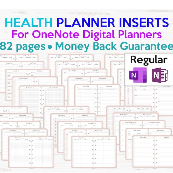 Onenote Habit Tracker - Etsy
