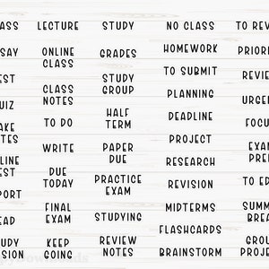 Student Stickers Digital, Digital Planner Stickers, Back to School ...