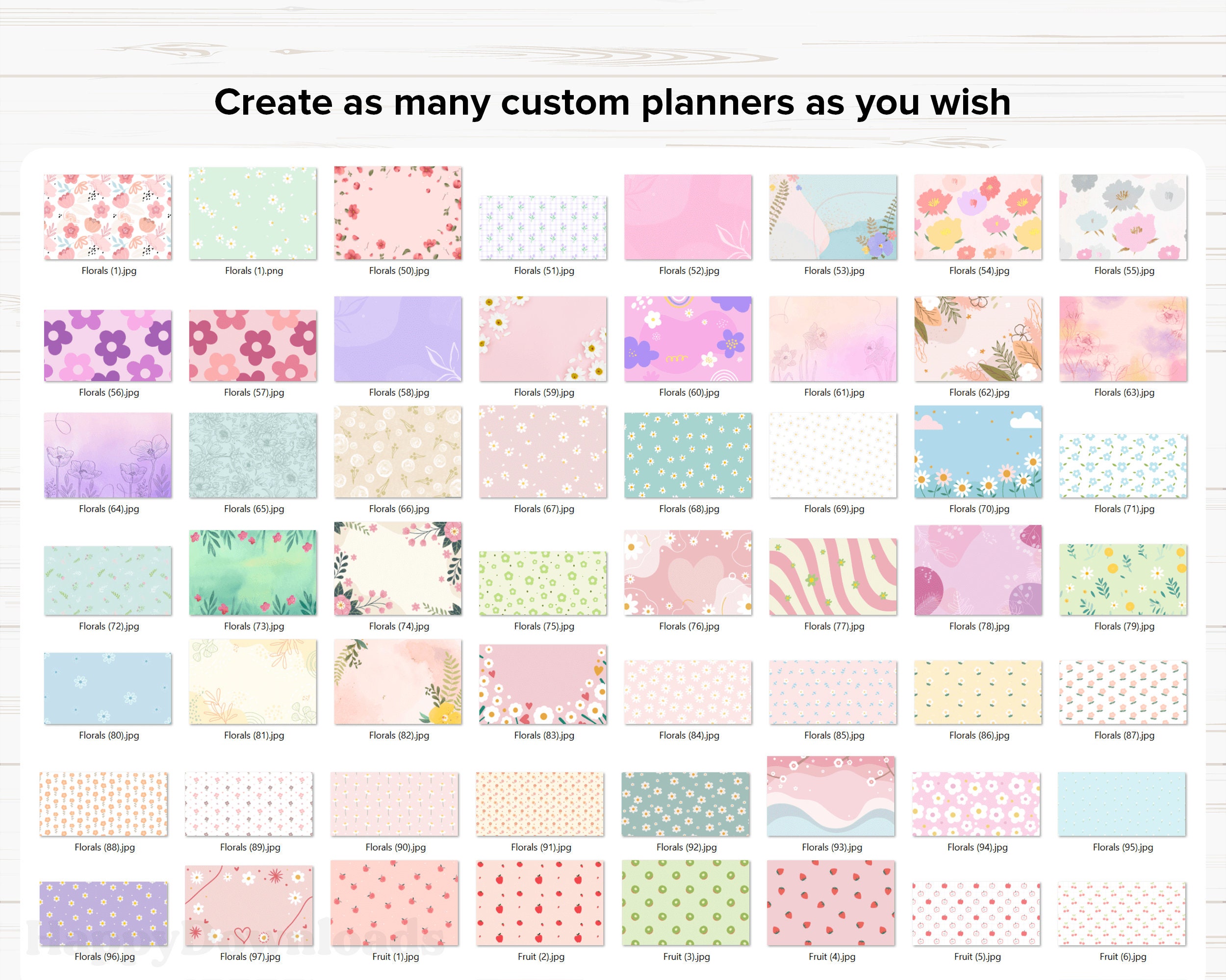Custom Planner Backgrounds Collection for Happydownloads Landscape ...