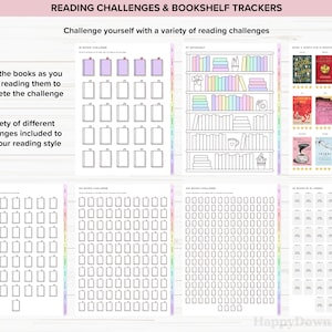 Digital Reading Journal, Digital Reading Planner, Reading Digital ...