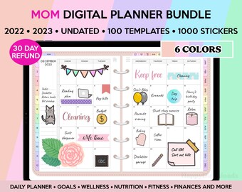 Digital Mom Planner - Etsy