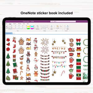Christmas Digital Stickers, Christmas Stickers, Holiday Stickers ...