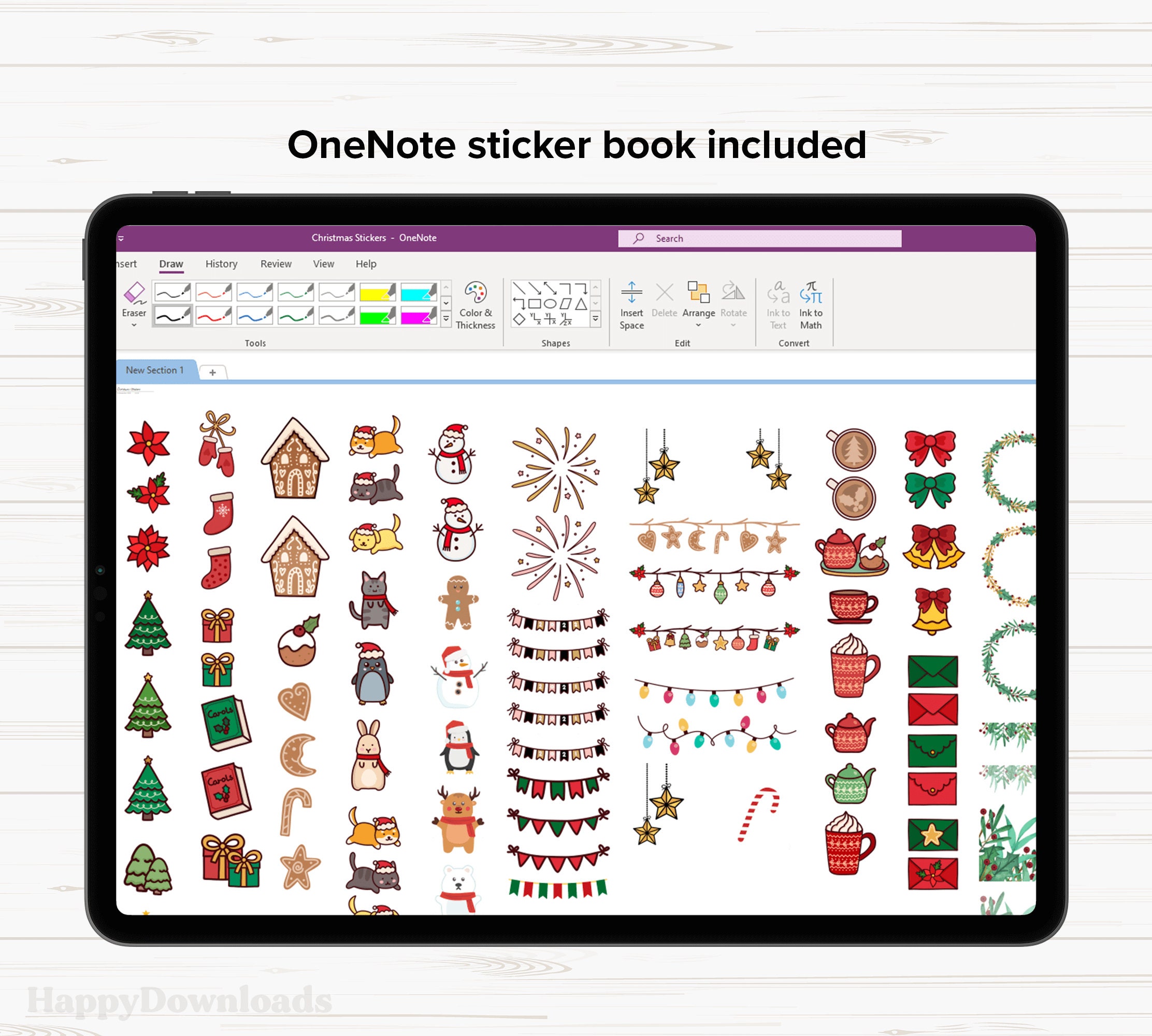 Christmas Digital Stickers Christmas Stickers Holiday - Etsy