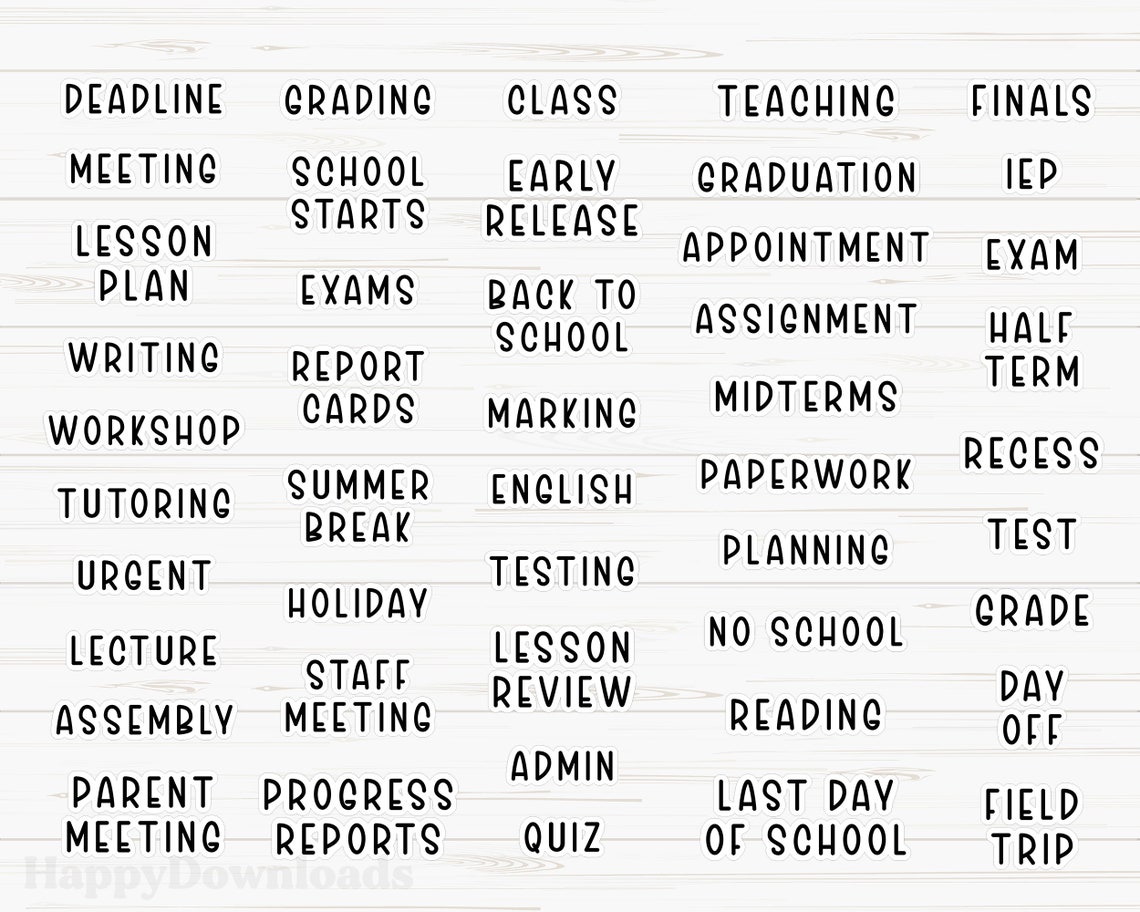 Teacher Stickers Digital, Teacher Digital Stickers, Classroom Stickers ...