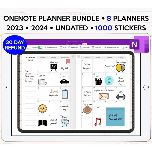 Onenote Templates - Etsy
