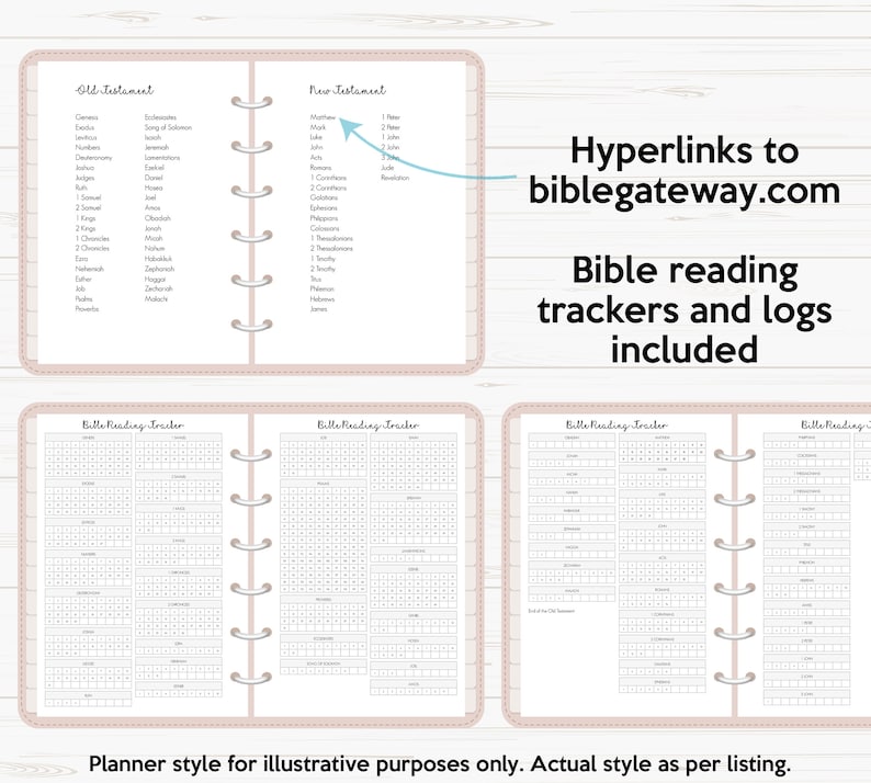 Faith Onenote Digital Planner Templates Inserts Pack REGULAR - Etsy UK
