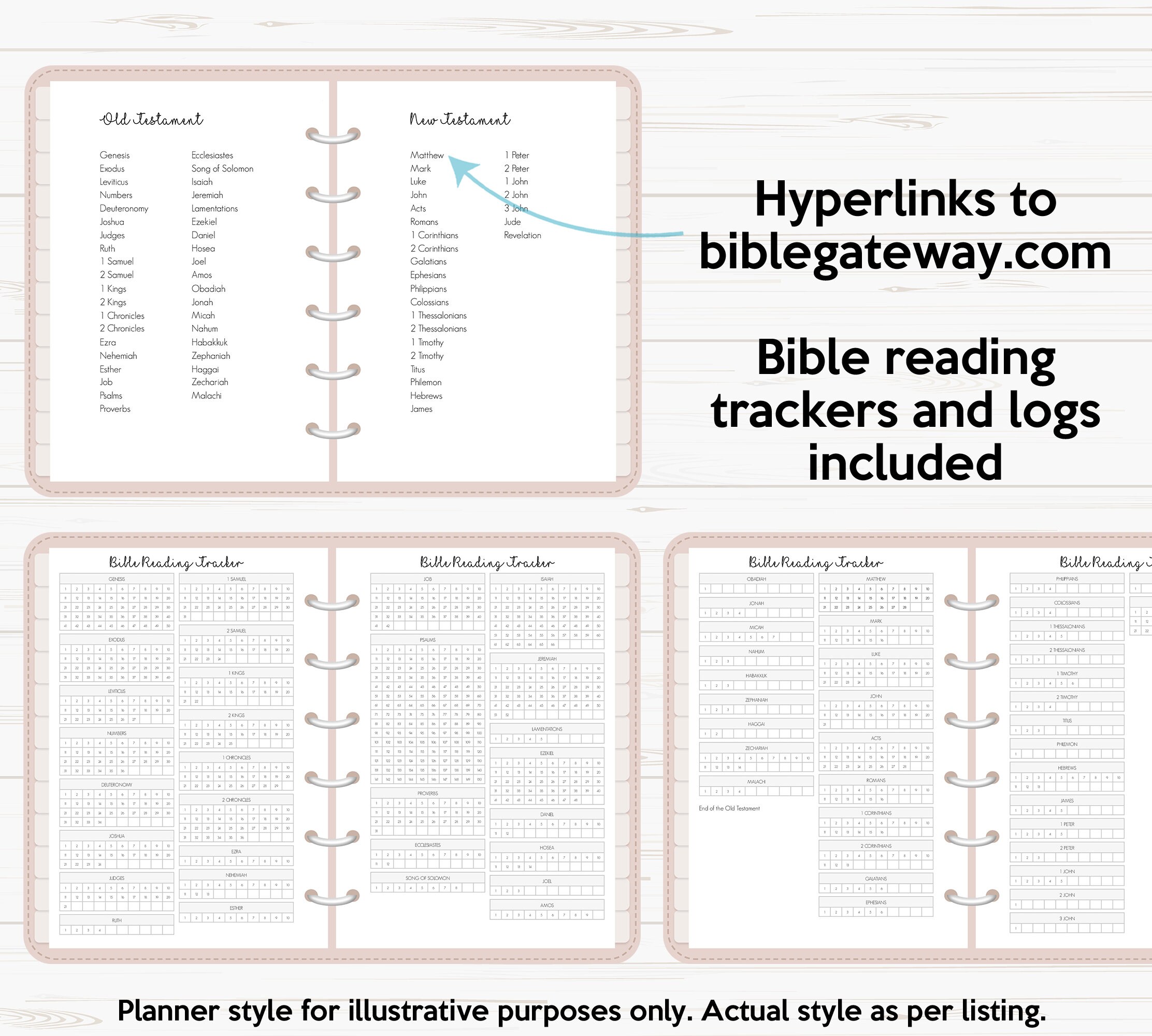 Faith OneNote Digital Planner Templates Inserts Pack NOTEBOOK | Etsy