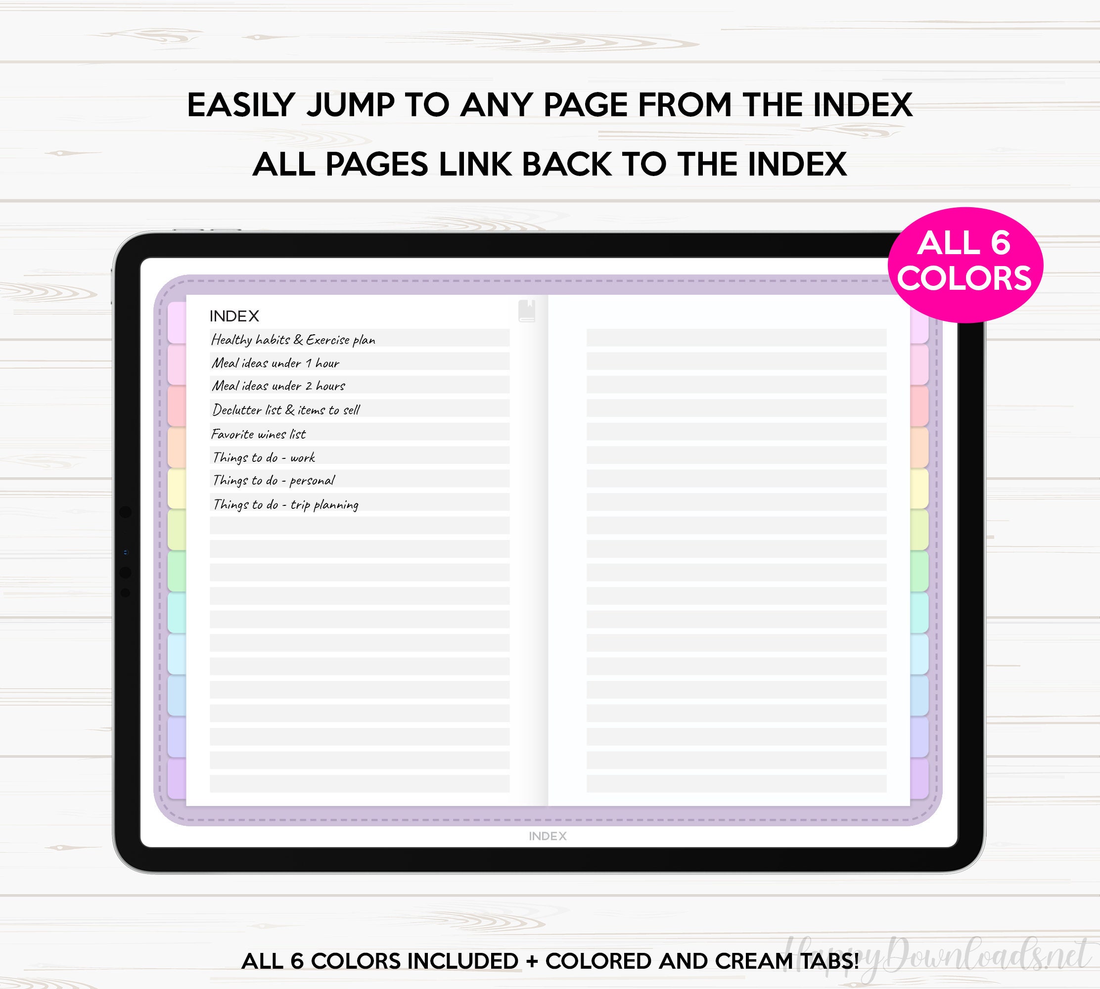 Digital Notebook Goodnotes Notebook iPad Notebook Student Digital ...
