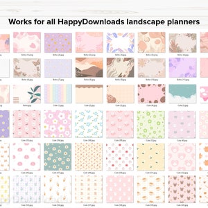 Custom Planner Backgrounds Collection for Happydownloads Landscape ...