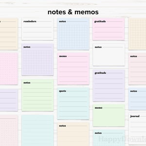 Trackers Digital Stickers, Digital Sticky Notes, Tracker Stickers ...