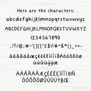 Realistic Handwritten Font, Digital Note Taking Font, Neat Handwriting ...