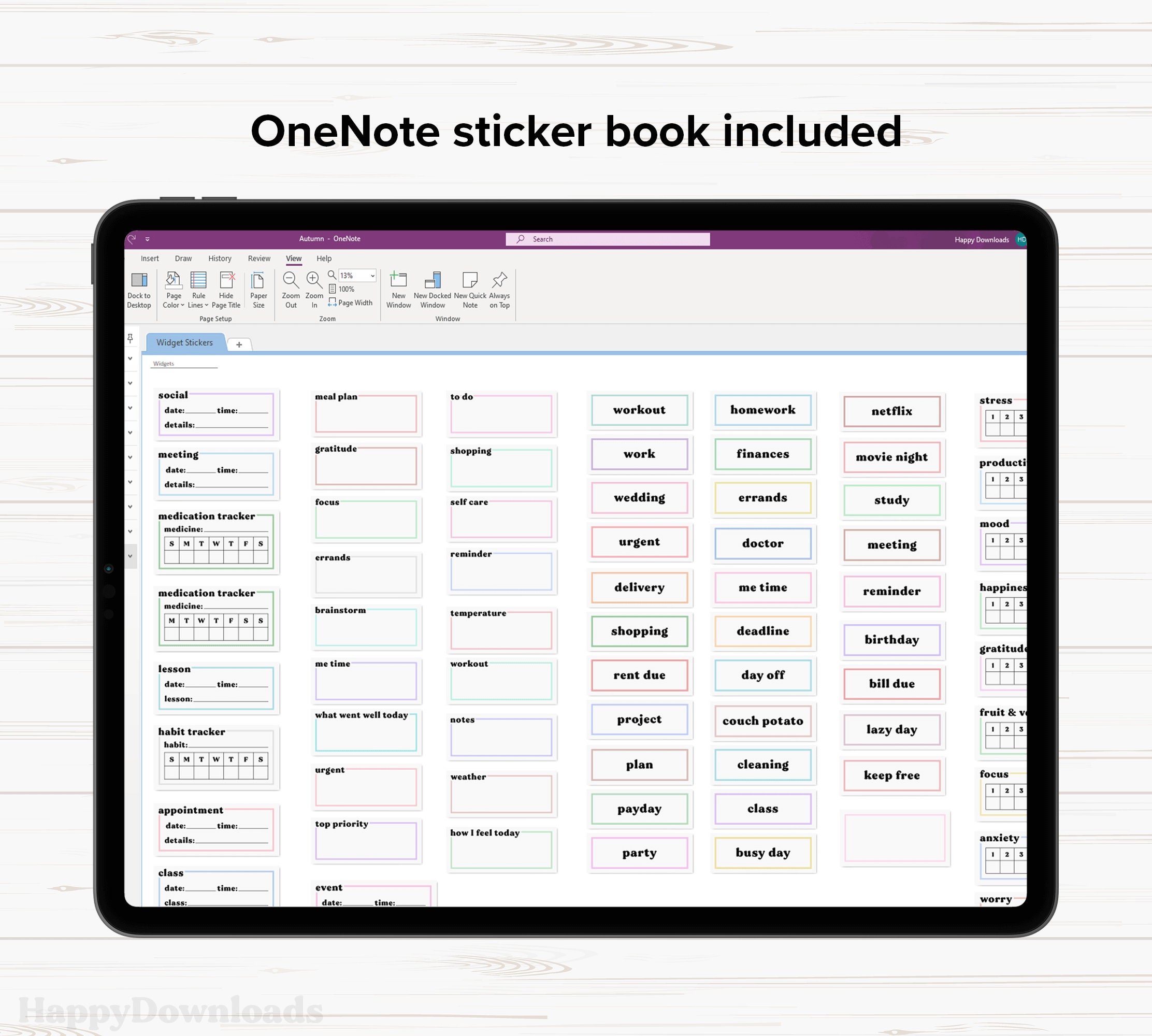 Planner Widgets Digital Stickers, Widget Stickers, Reminder Stickers ...