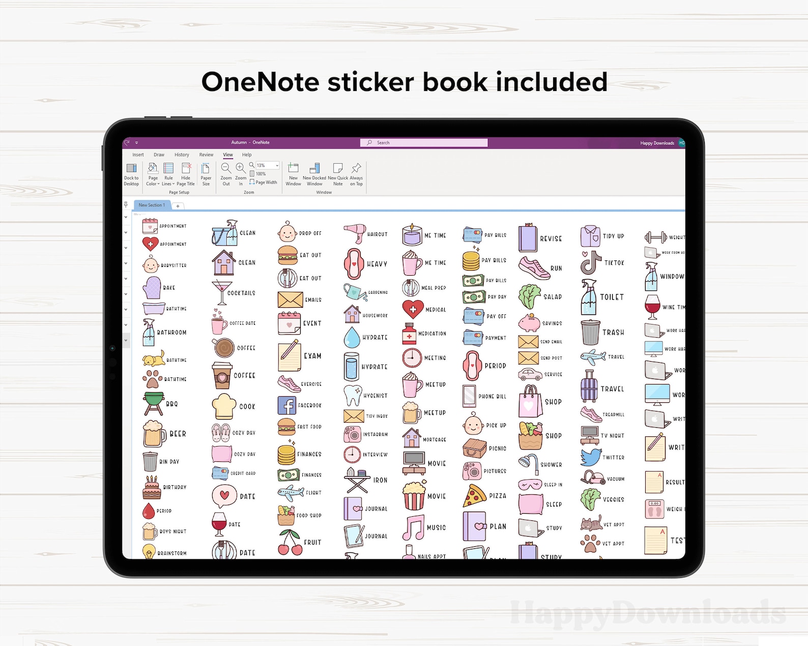 Everyday Life Digital Stickers, Daily Planner Stickers, iPad Stickers ...