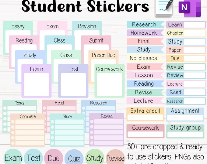 32 Cute Digital Sticky Notes Memo Stickers Goodnotes Stickers Printable ...