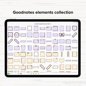 Digital Planner Stickers, Digital Sticky Notes, Functional Digital ...