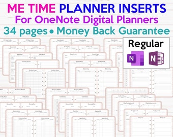 Finances & Budget Onenote Digital Planner Templates Inserts Pack ...