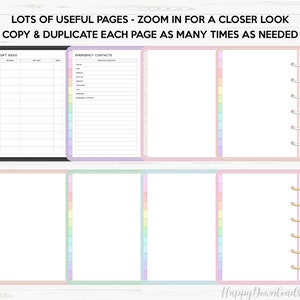 Mom Digital Planner Mom Planner Inserts Family Planner Goodnotes ...
