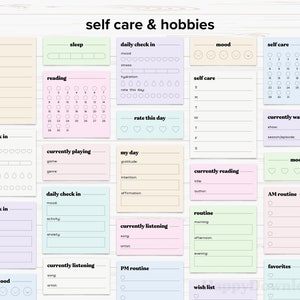 Trackers Digital Stickers, Digital Sticky Notes, Tracker Stickers ...