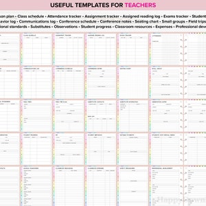 Teacher Digital Planner 2025 2026 Undated, Teacher Planner, Goodnotes ...