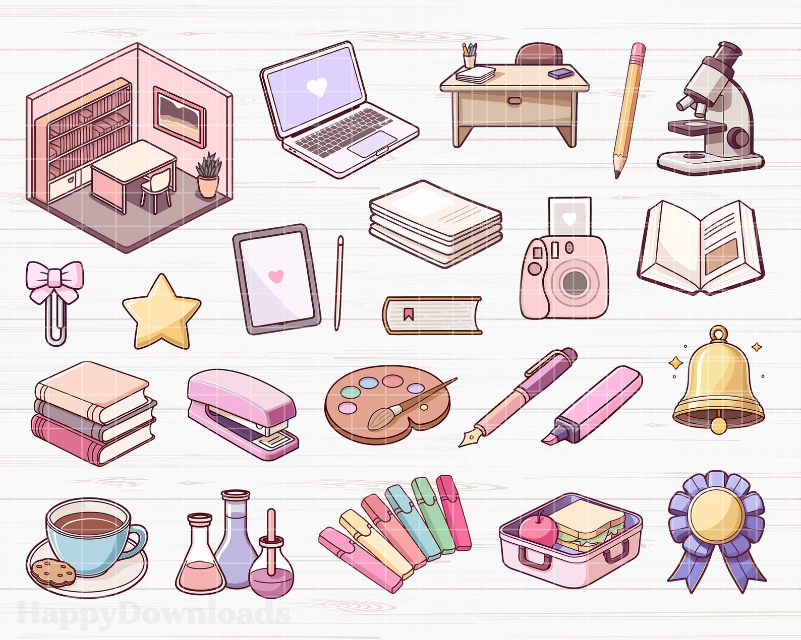 Student Stickers Digital, Digital Planner Stickers, Back to School ...