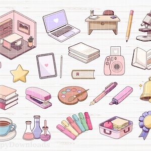 Student Stickers Digital, Digital Planner Stickers, Back to School ...