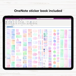 Watercolor Digital Stickers, Watercolor Stickers, Goodnotes Stickers ...