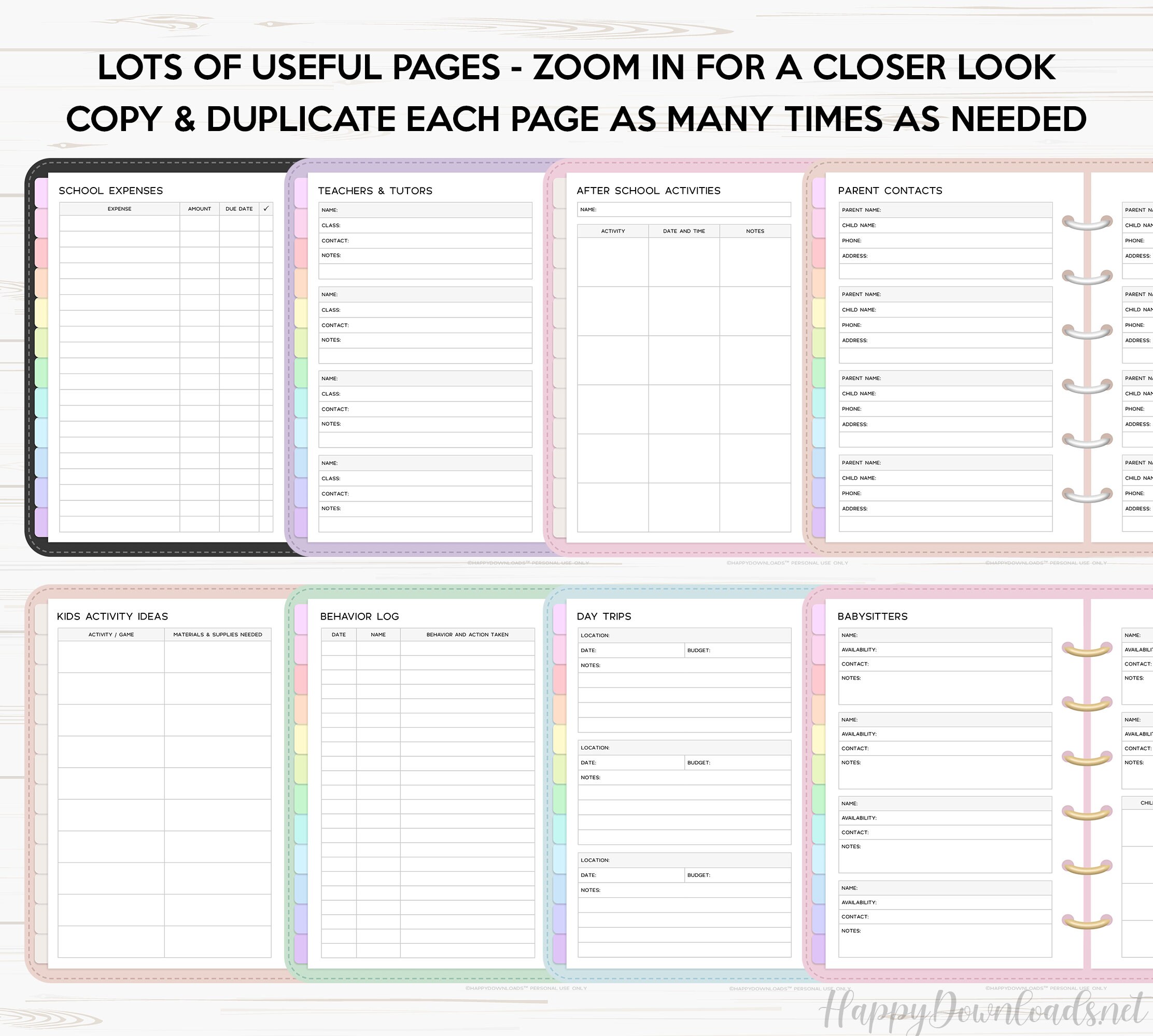Mom Digital Planner Mom Planner Inserts Family Planner Goodnotes ...