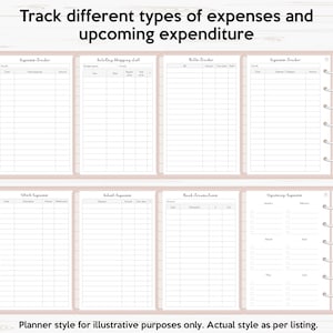 Onenote Digital Planner Templates Finance Template Finance Inserts ...