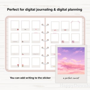 Photo Frames Digital Stickers, Picture Frame Stickers for Photos ...