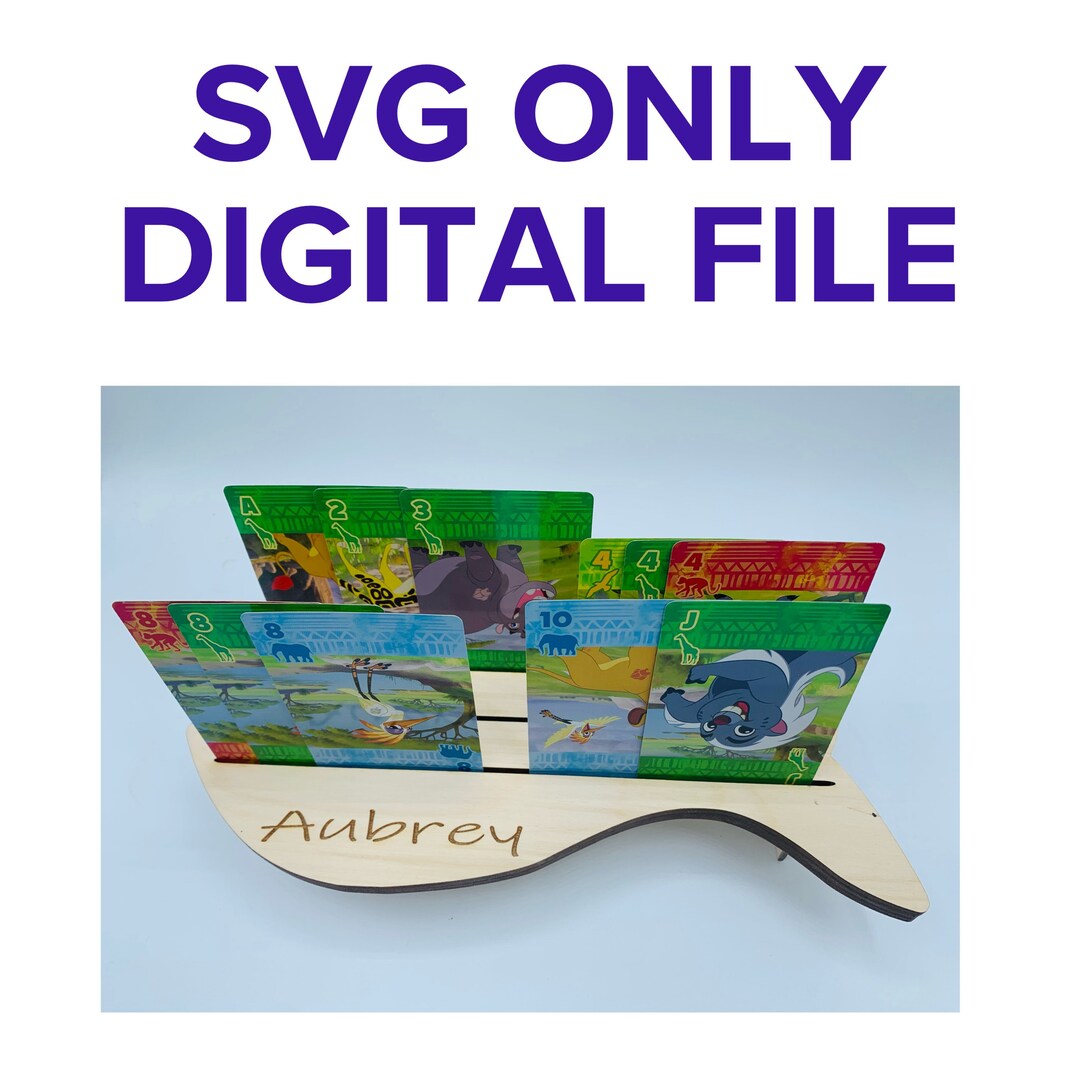 Go Fish Card Holder SVG / Digital Download / Glowforge Ready - Etsy
