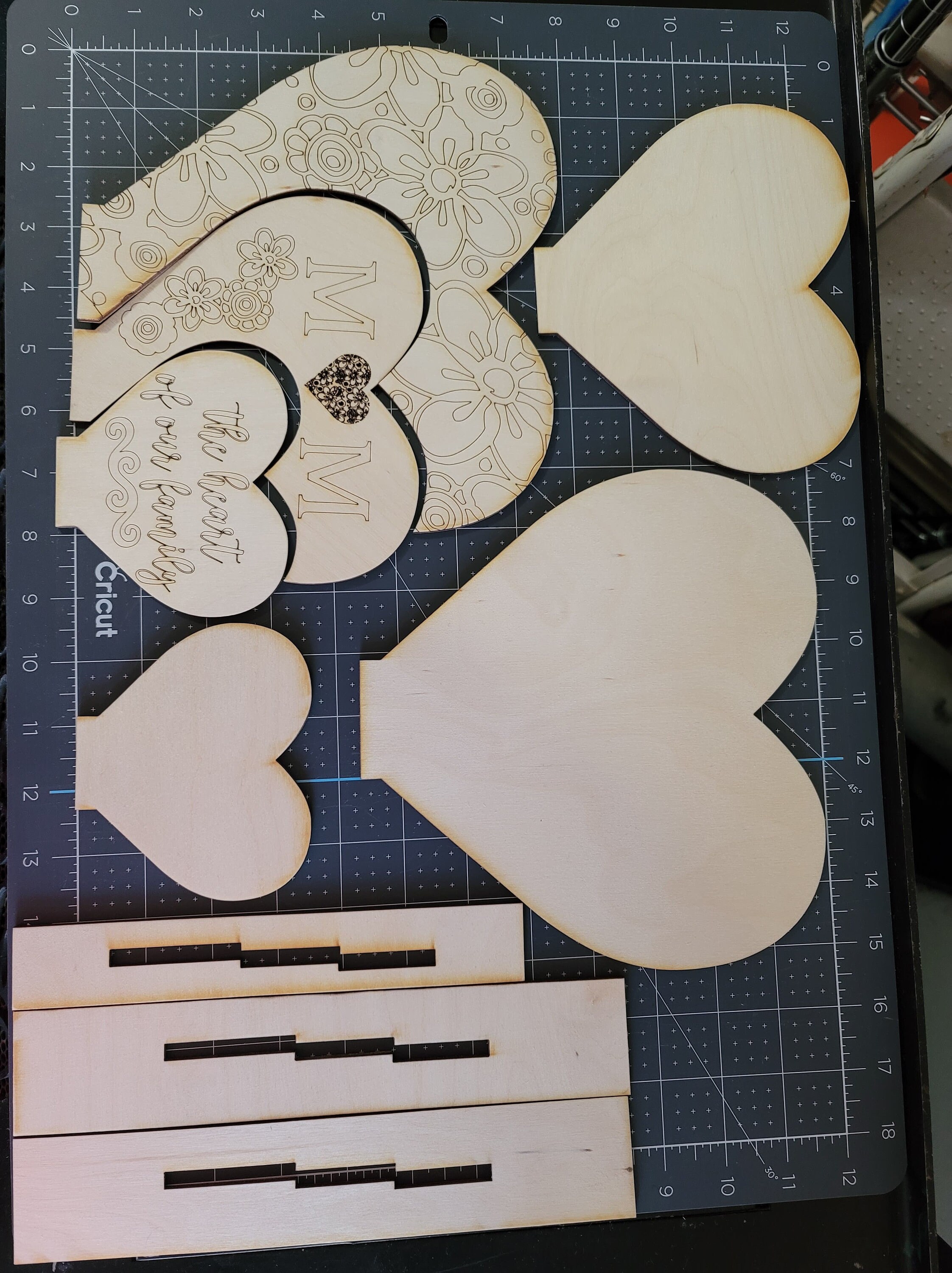 Mom Heart of the Family (triple Heart) SVG / Digital Download ...