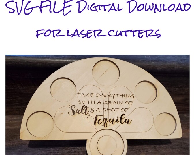 Tequila Shot Board-digital Download-glowforge-laser-svg - Etsy Canada