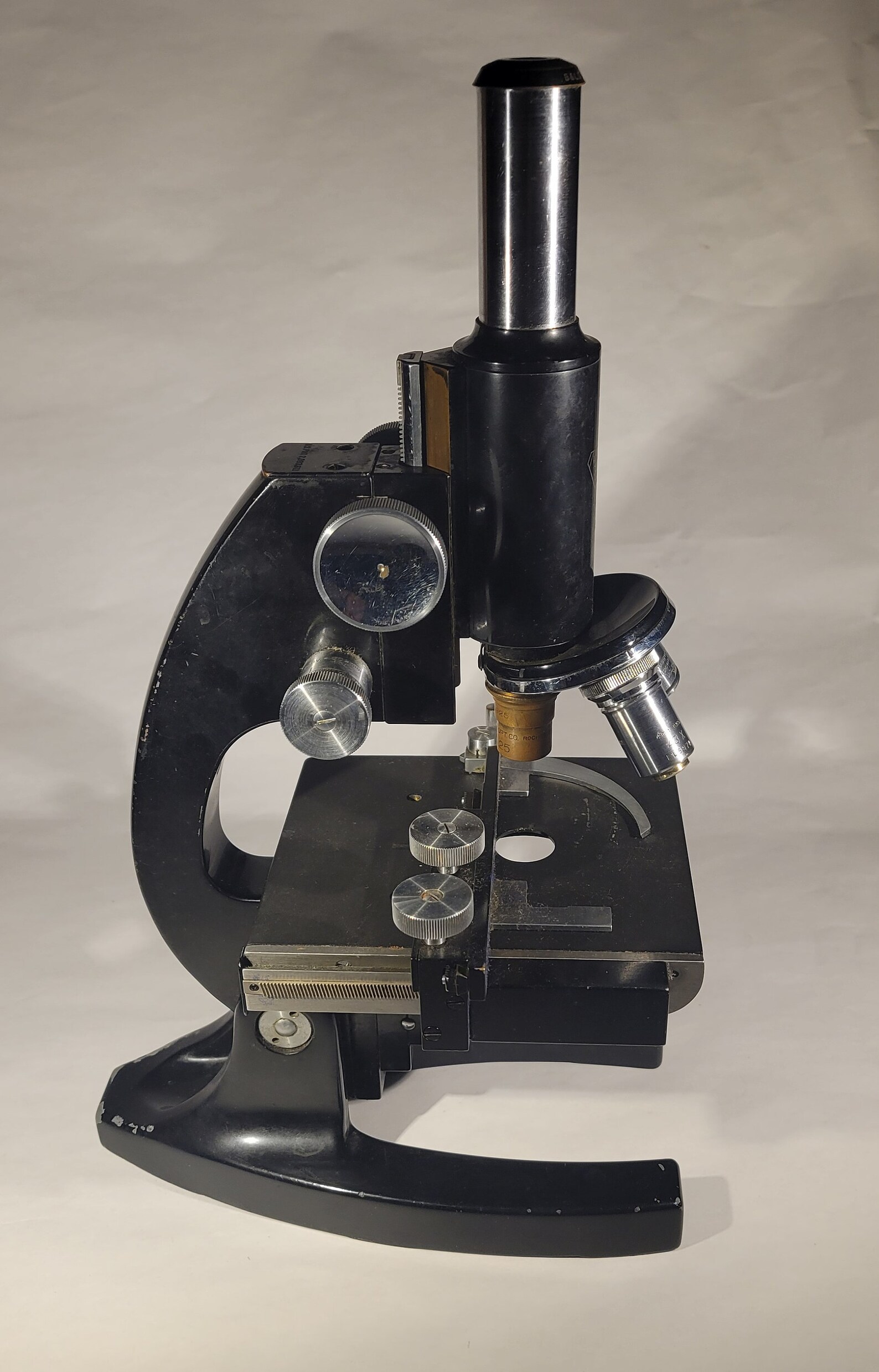 Vintage 1940s Bausch and Lomb Monocular Microscope Authentic Piece of ...