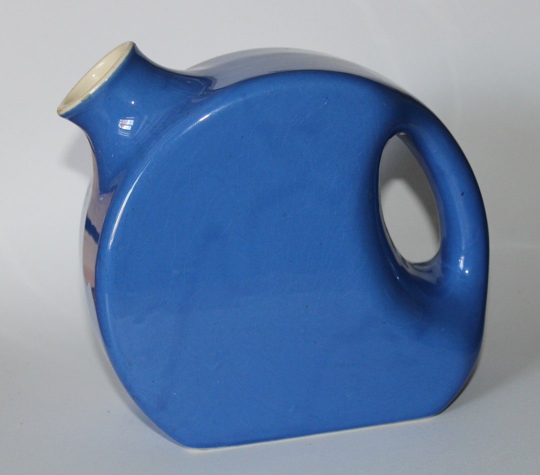 Small Lapis Fiestaware Pitcher - Etsy