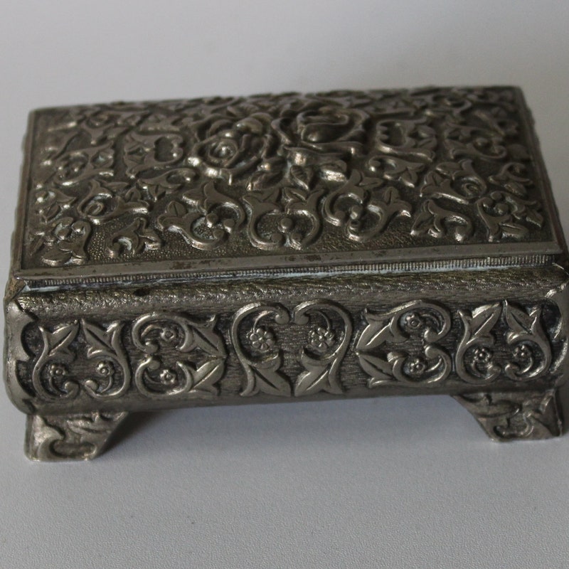 Metal Trinket Box - Etsy