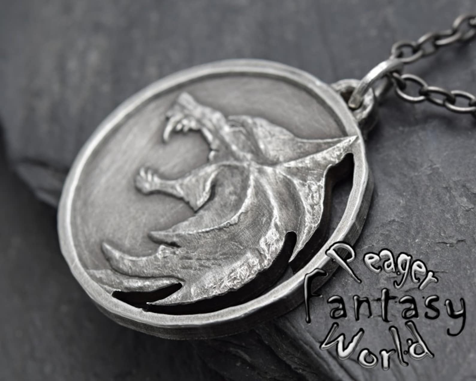 Wolf Amulet,witcher Medallion,wolf Pendant,witcher Pendant,witch ...