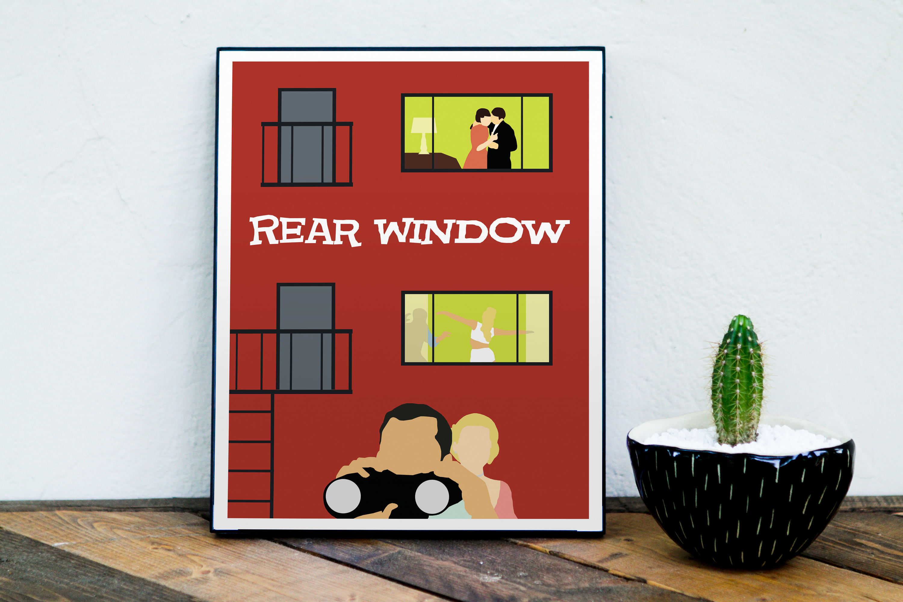 Rear Window Minimalist Poster