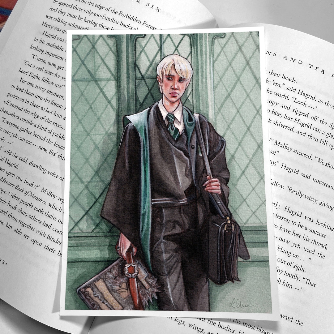 Draco Malfoy Print - Etsy
