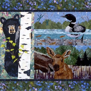 Wildfire Designs Alaska Return to the Wild Loon Laser Cut Applique ...