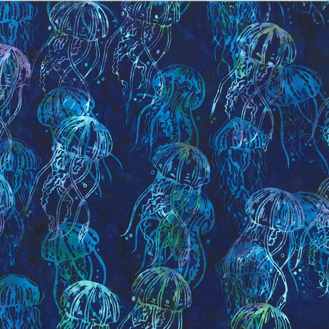 Hoffman Fabrics Mckenna Ryan Montego Jellyfish Batik Fabric Collection ...
