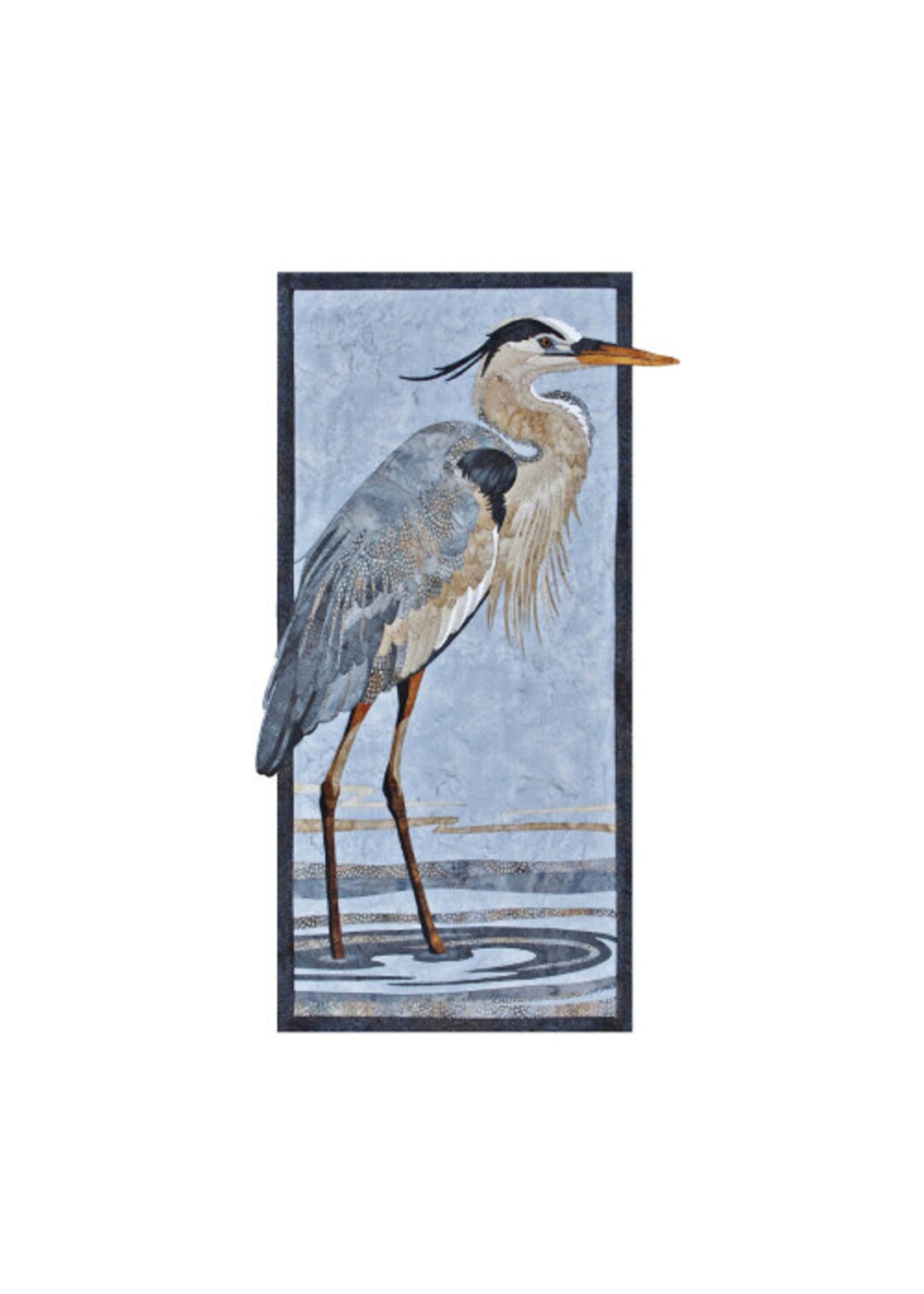 Toni Whitney Design Great Blue Heron Bird Applique Quilt Pattern - Etsy