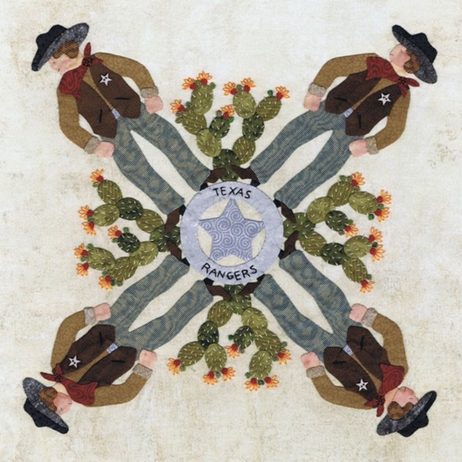 P3 Designs Happy Trails Western Applique Quilt Pattern Set - Etsy